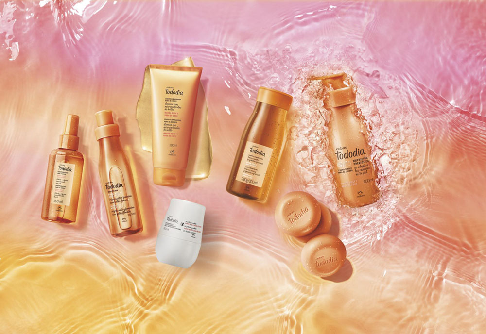 Natura Presenta Su Nueva Línea Tododia Mango Rosa Y Agua De Coco Con
